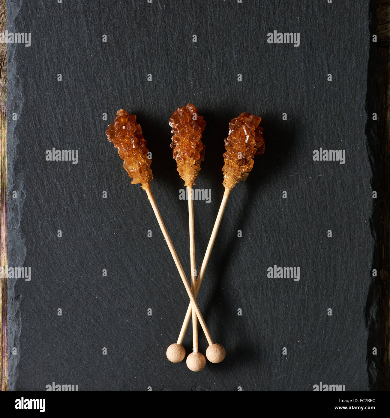 Brown sugar sticks Stock Photo - Alamy