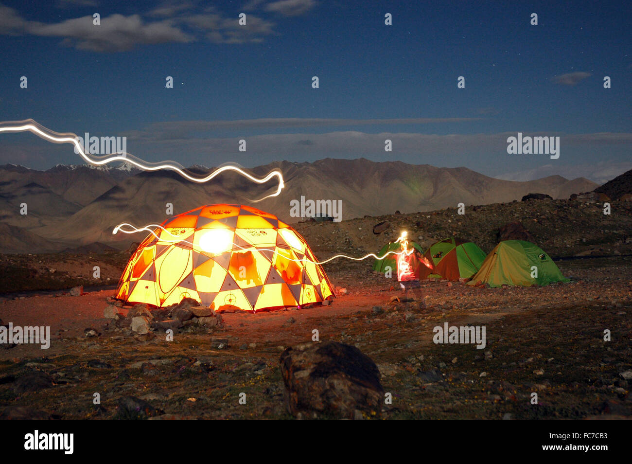 Lop Nor Bailongdui Yadan Lake Stock Photo - Alamy