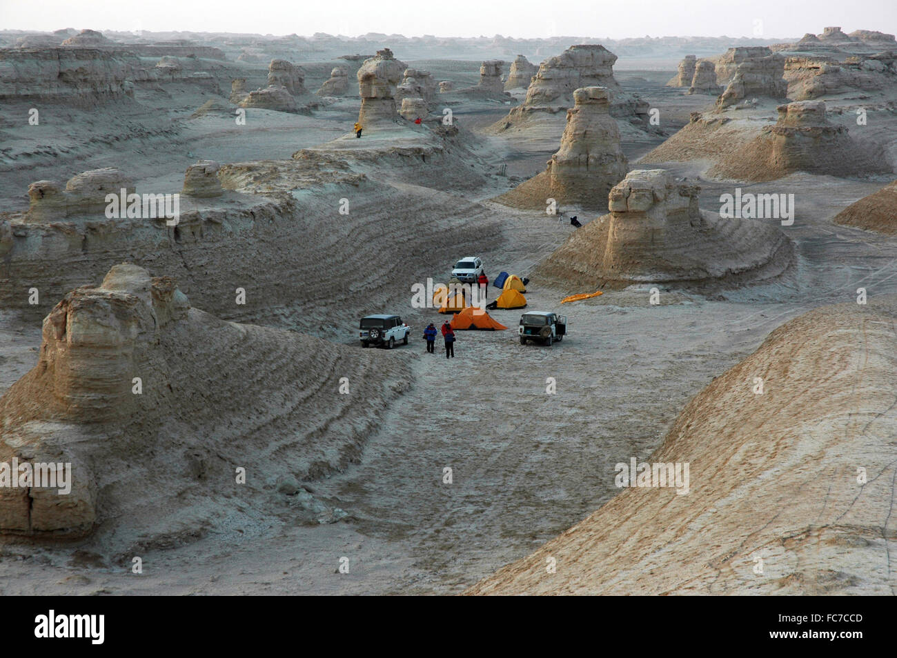 Lop Nor Bailongdui Yadan Lake Stock Photo - Alamy