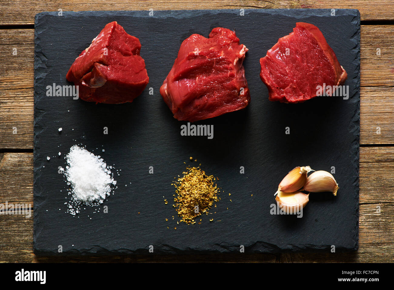 Raw beef filet mignon Stock Photo - Alamy
