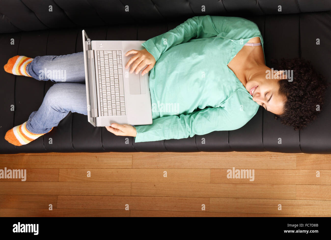Surfing on the Internet Stock Photo - Alamy