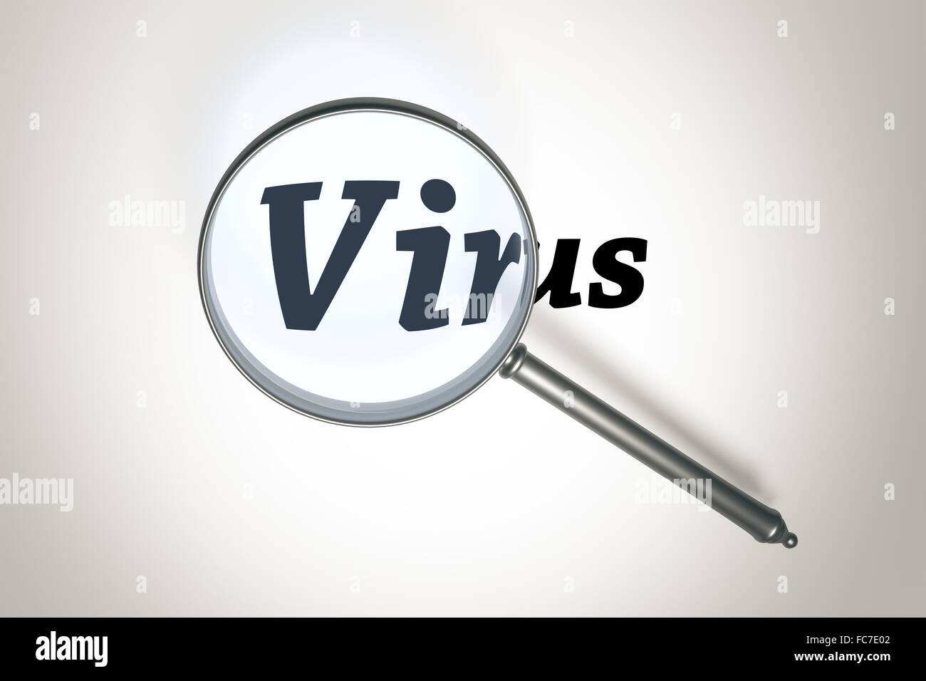 Virus magnifying glass hi-res stock photography and images - Alamy