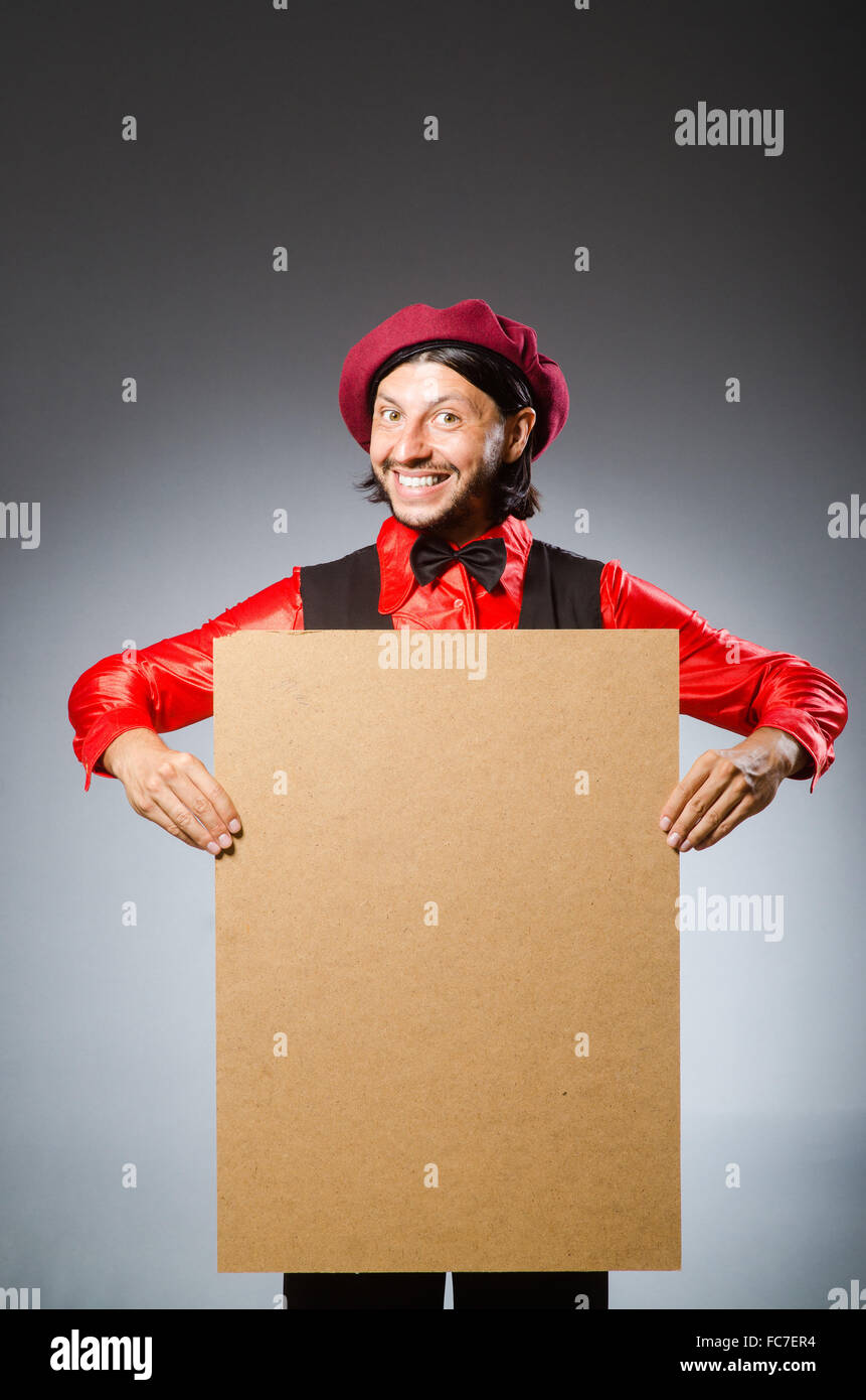 Man artist in art concept Stock Photo - Alamy