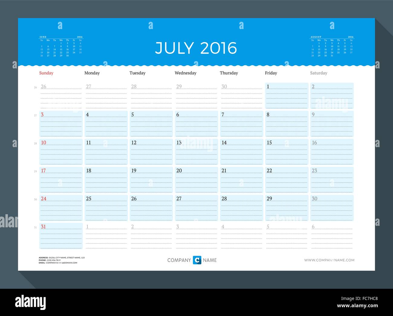 July 2016 Stock Vector Images - Alamy
