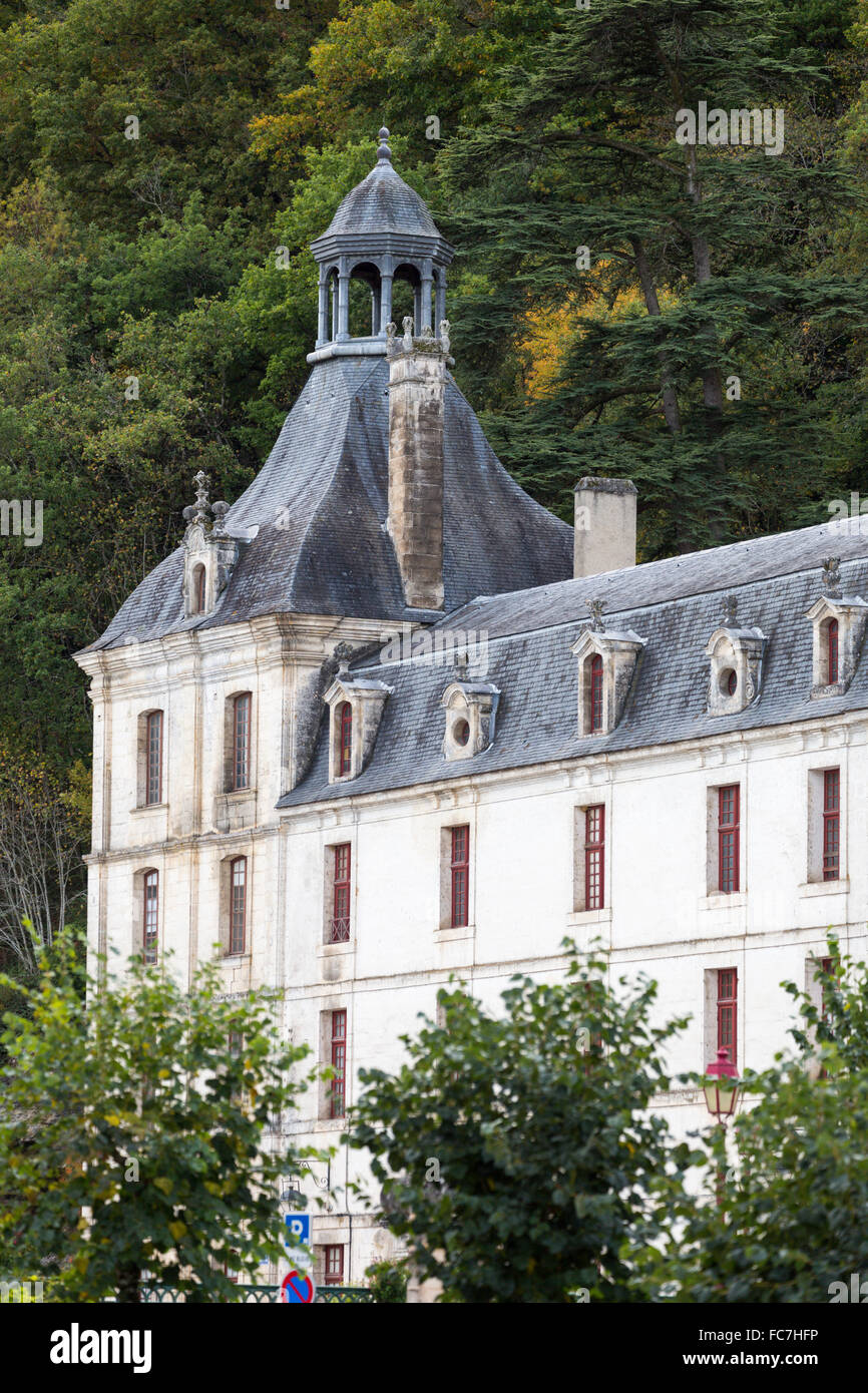 Brantome Abbey, Brantome, Loire Valley, France Stock Photo - Alamy
