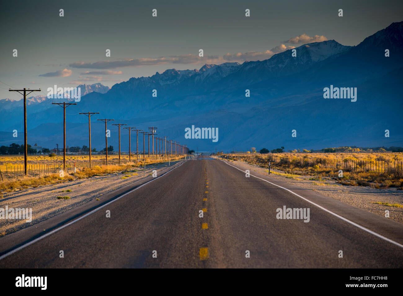 Empty road in remote landscape Stock Photo - Alamy