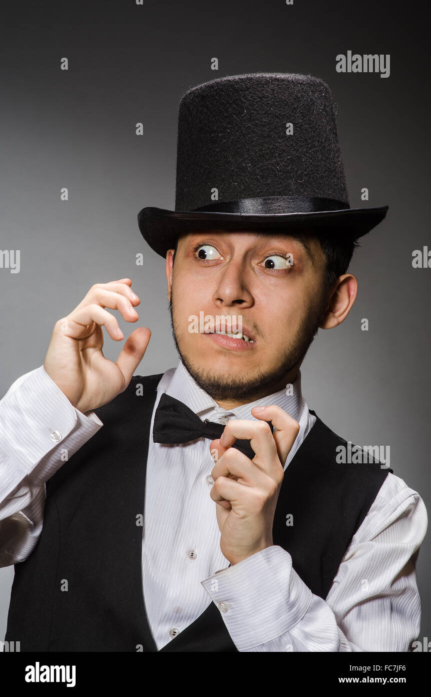 Retro black and white man shocked hi-res stock photography and images ...