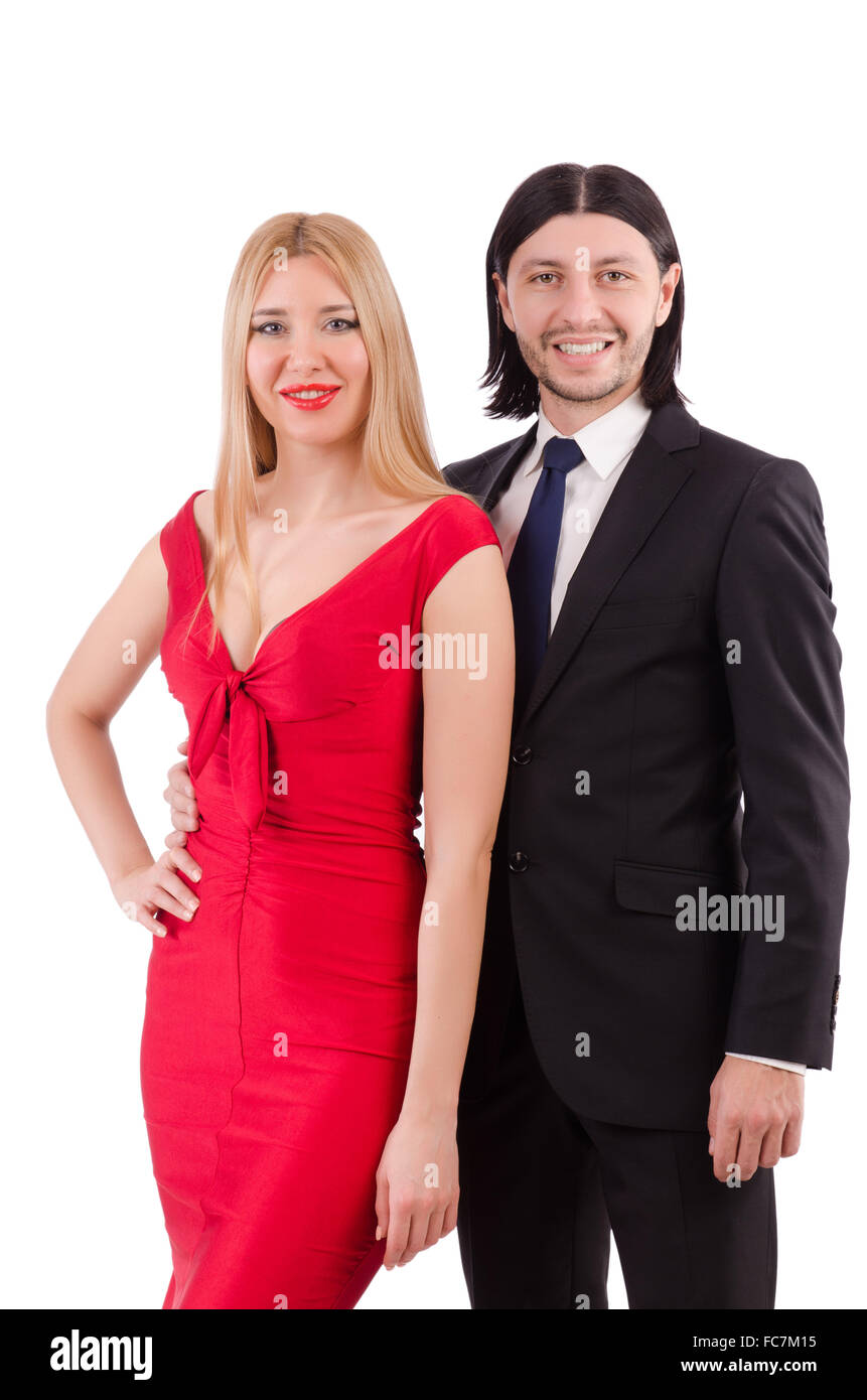 Pair isolated on the white background Stock Photo - Alamy