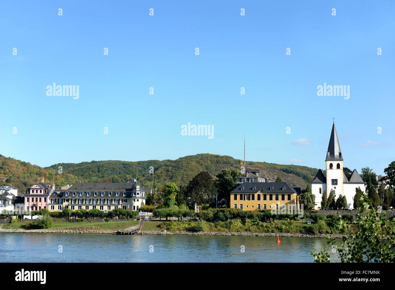 unkel at the rhine, germany Stock Photo - Alamy