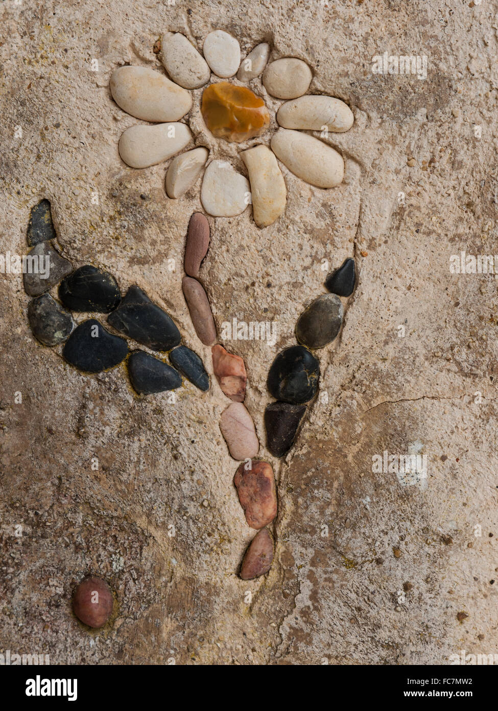 Flower mosaic roman hi-res stock photography and images - Alamy