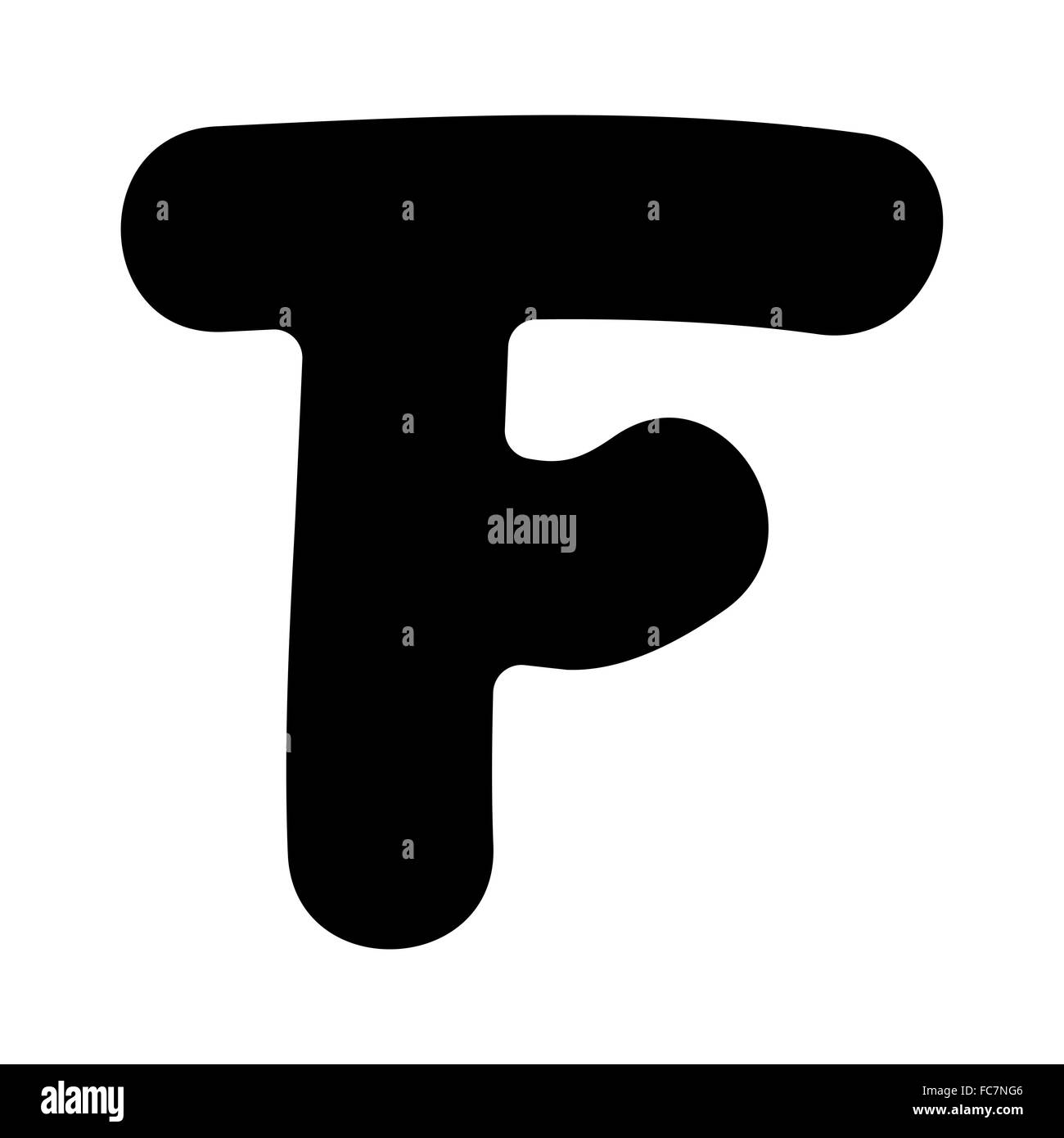 Capital letter f Black and White Stock Photos & Images - Alamy