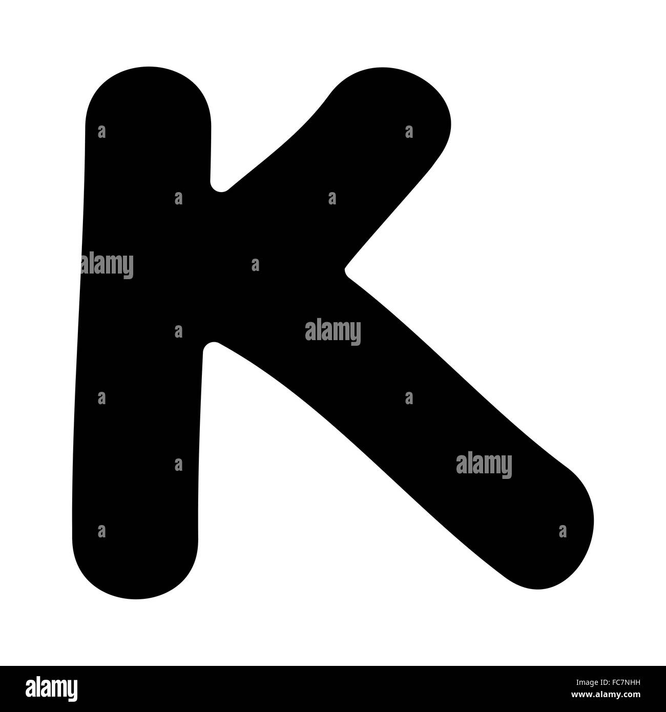 Cartoon Letter K Cut Out Stock Images & Pictures - Alamy