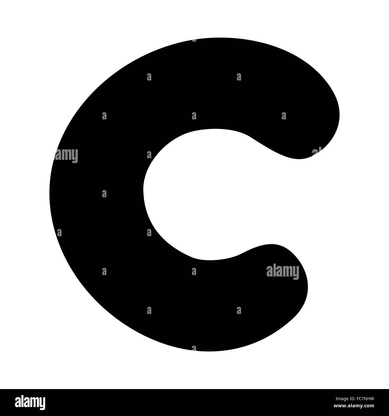 Cartoon letter c Black and White Stock Photos & Images - Alamy