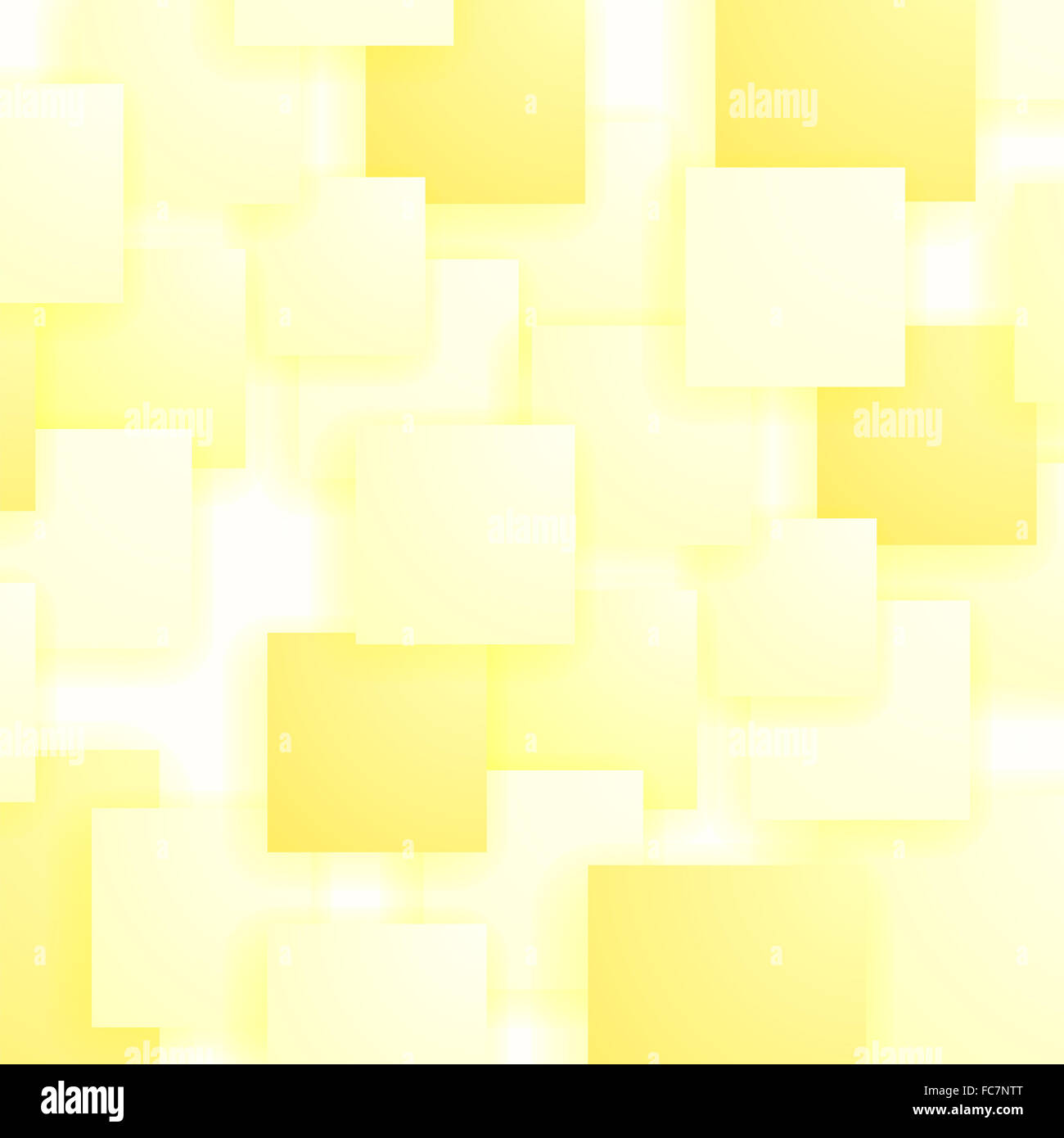Set of Yellow Squares. Squares Pattern Stock Photo - Alamy