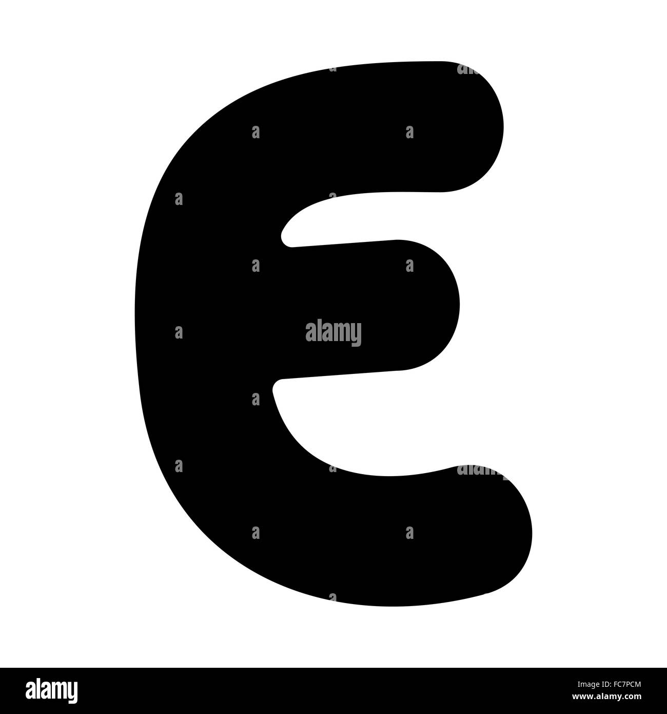 E capital silhouette Stock Photo - Alamy