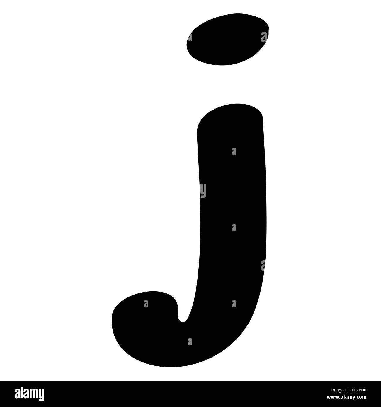 j small silhouette Stock Photo - Alamy