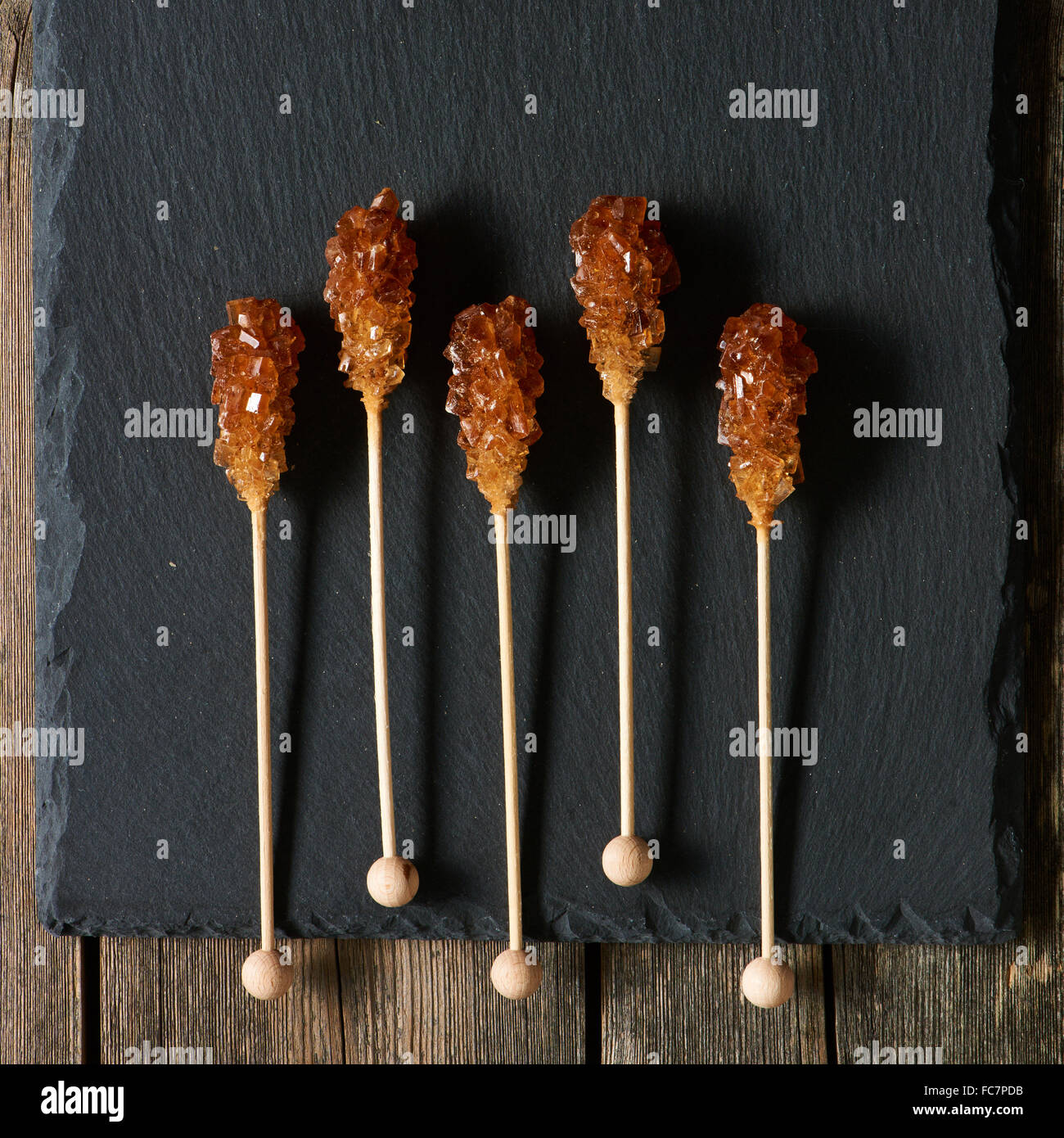Brown sugar sticks Stock Photo - Alamy
