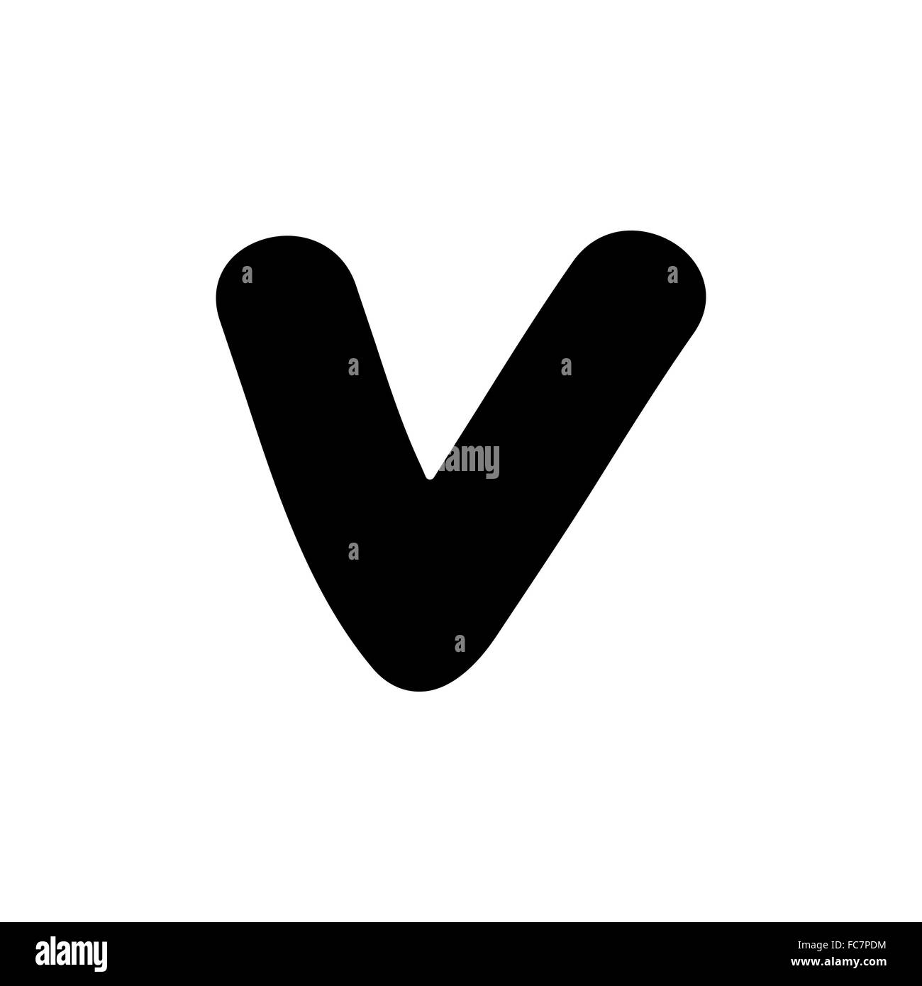 v small silhouette Stock Photo - Alamy