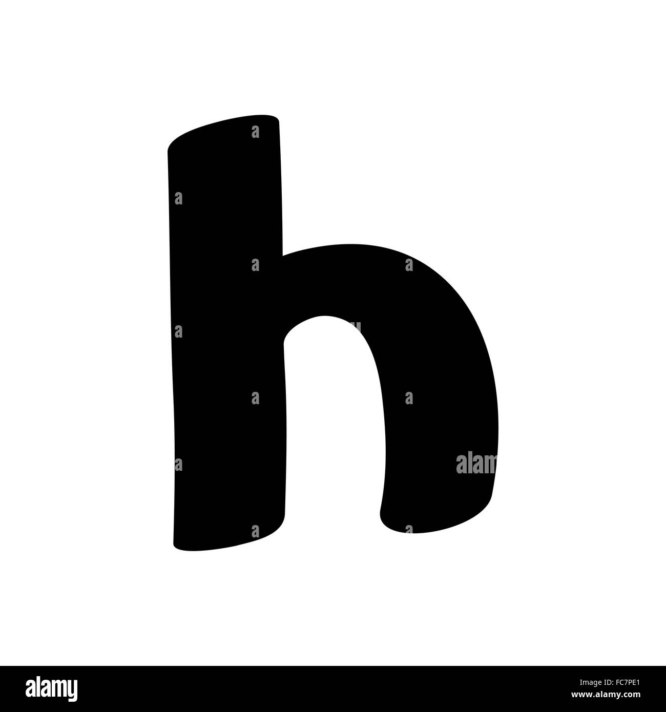 H silhouette Cut Out Stock Images & Pictures - Alamy