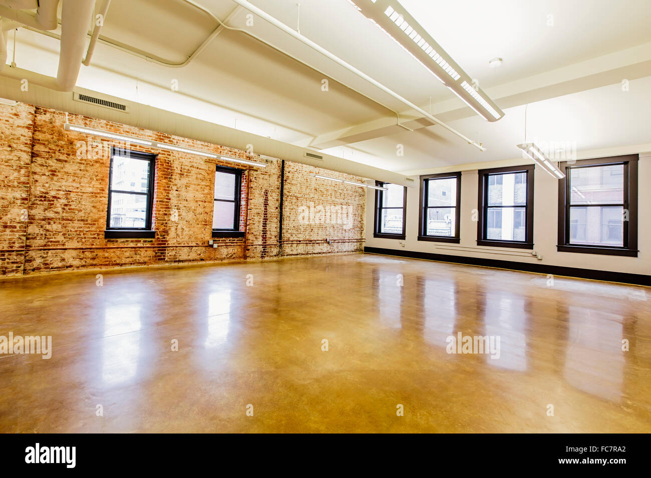 Empty room in modern office Stock Photo - Alamy