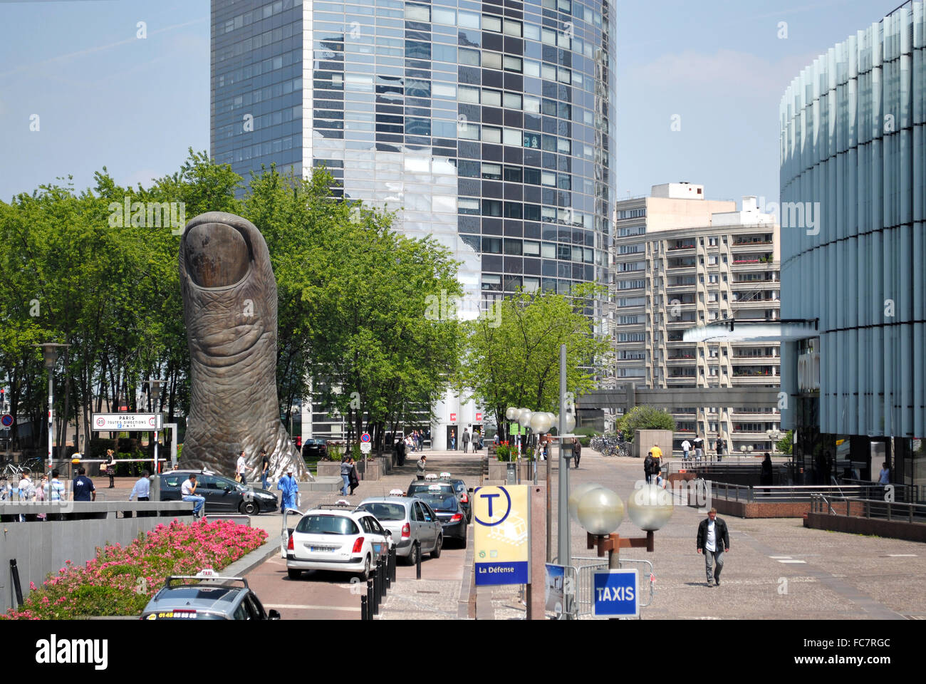 Monument to the finger Stock Photo - Alamy