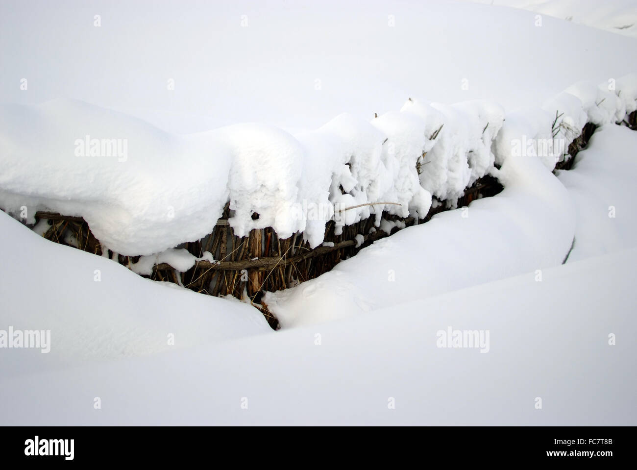 Xinjiang Aletai snow scenery Stock Photo - Alamy
