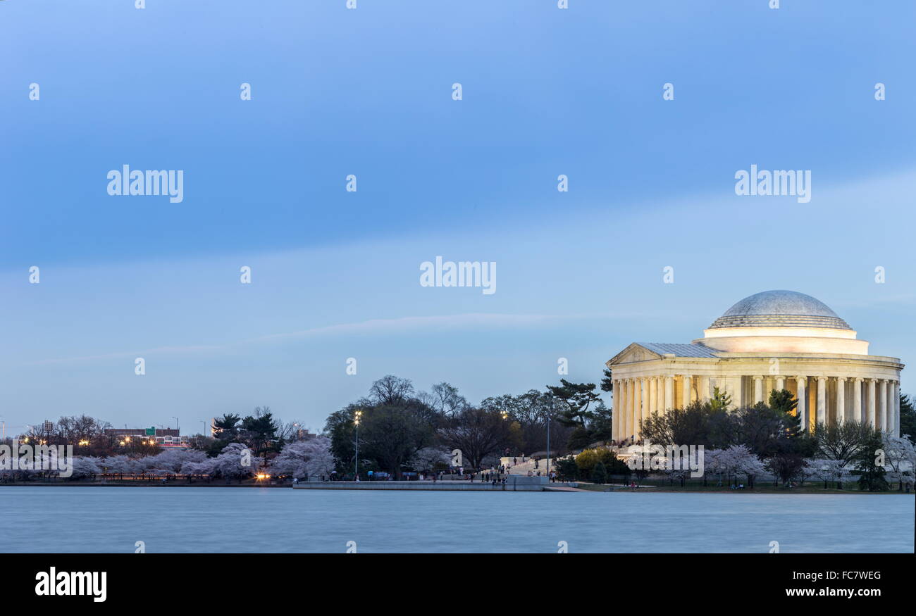 Thomas Jefferson Memorial building Stock Photo - Alamy