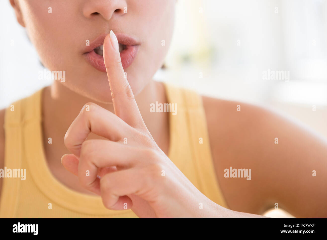 Portrait hispanic woman hand hi-res stock photography and images - Alamy