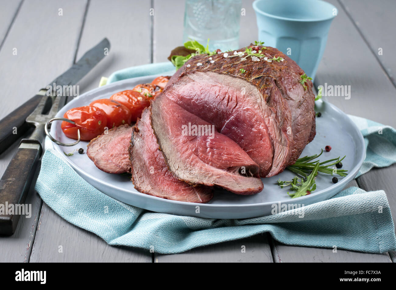Haunch of Vanison Stock Photo - Alamy