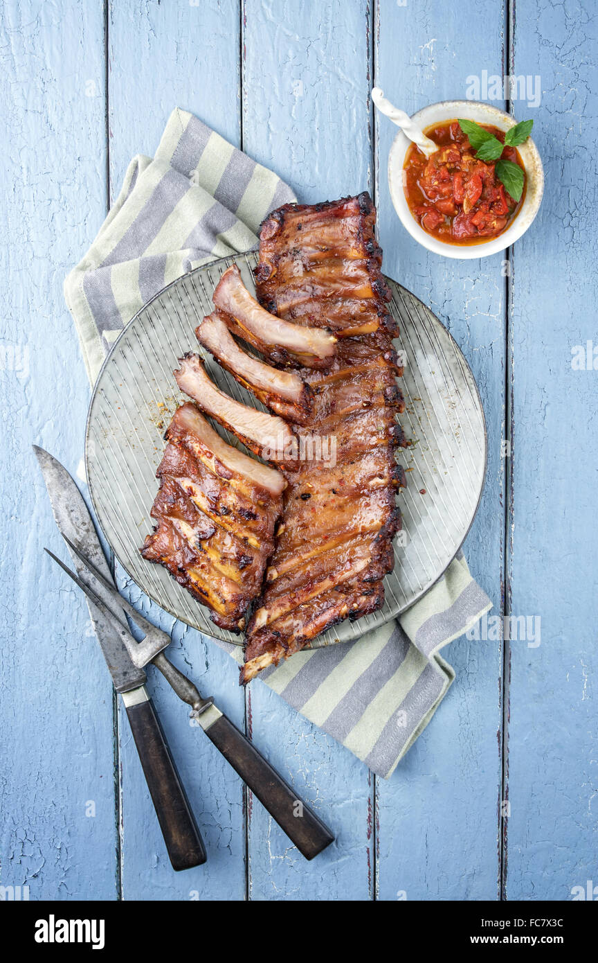 Barbecue stil hi-res stock photography and images - Alamy