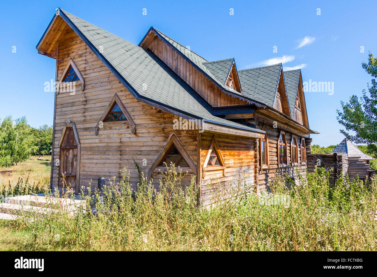 Rural wooden house Stock Photo - Alamy