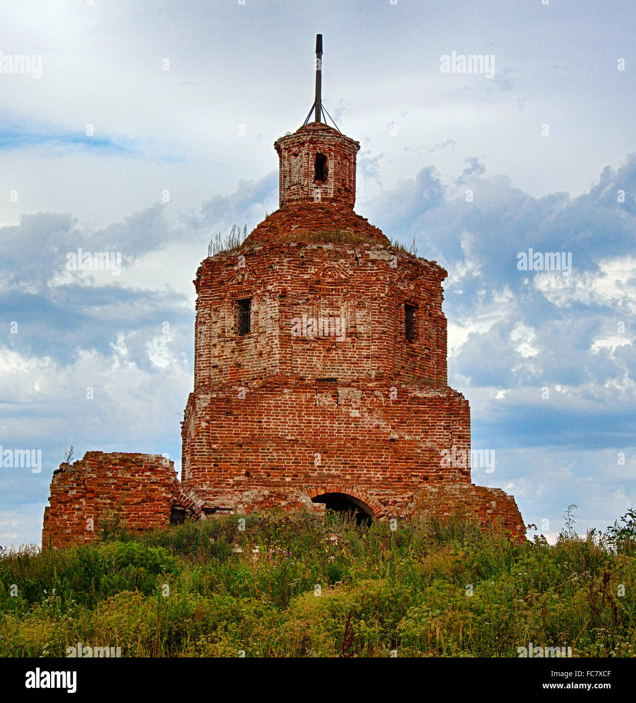 old ruined church Stock Photo - Alamy