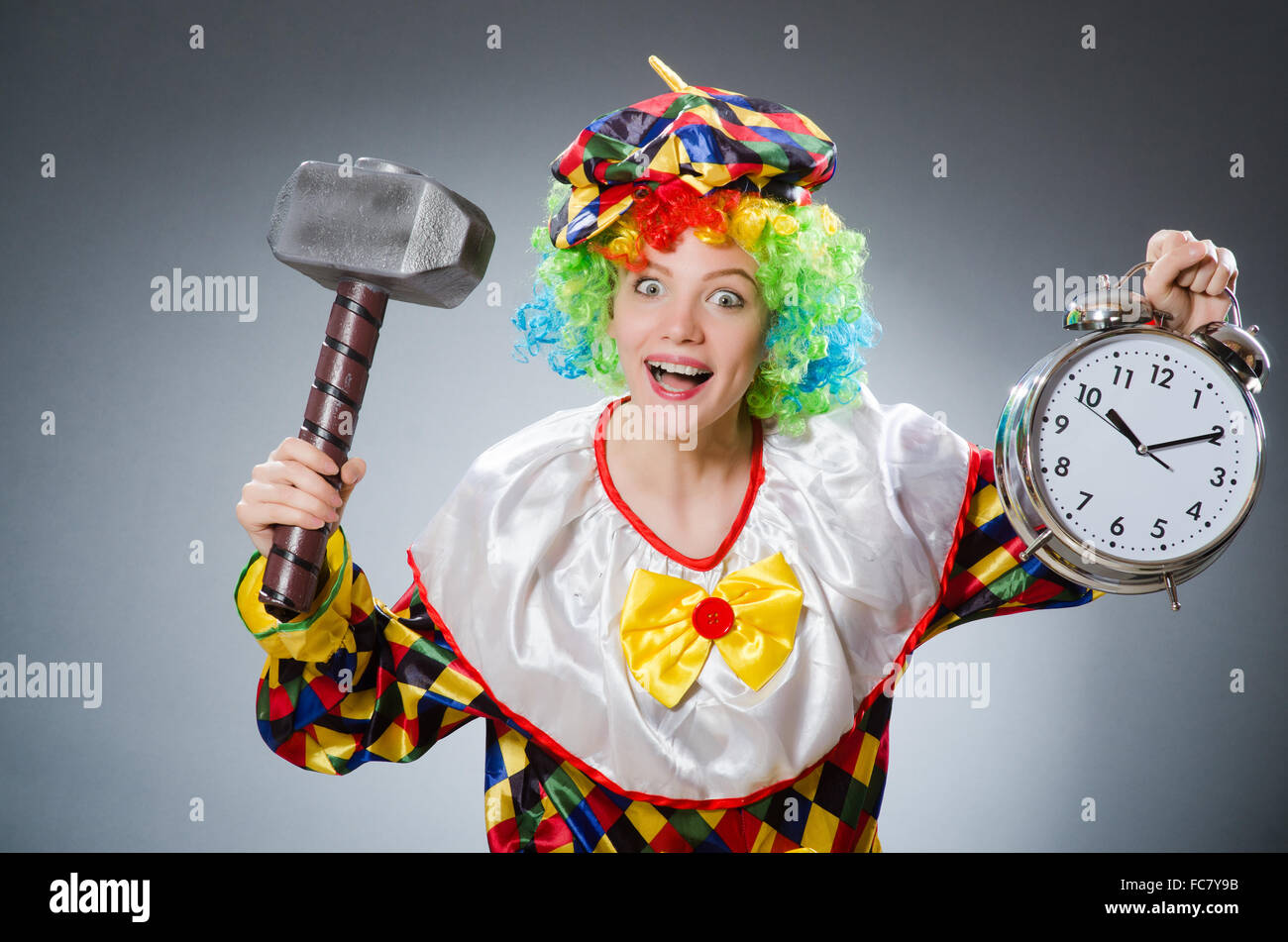 Alarm clock hammer tool hi-res stock photography and images - Alamy