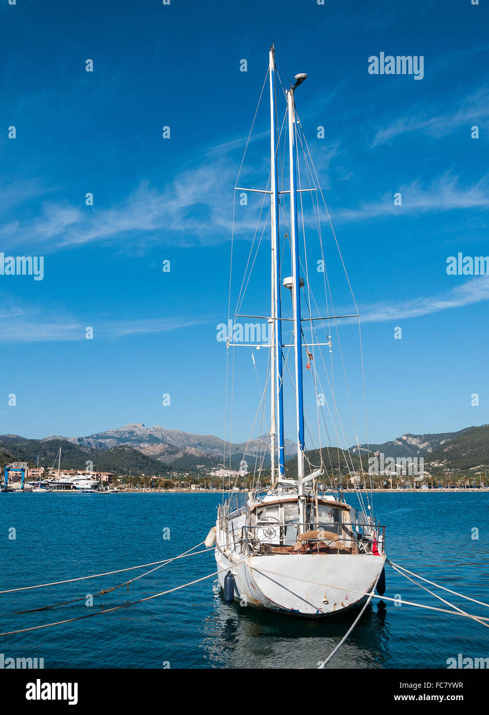 Sailing ship at sea Stock Photo - Alamy