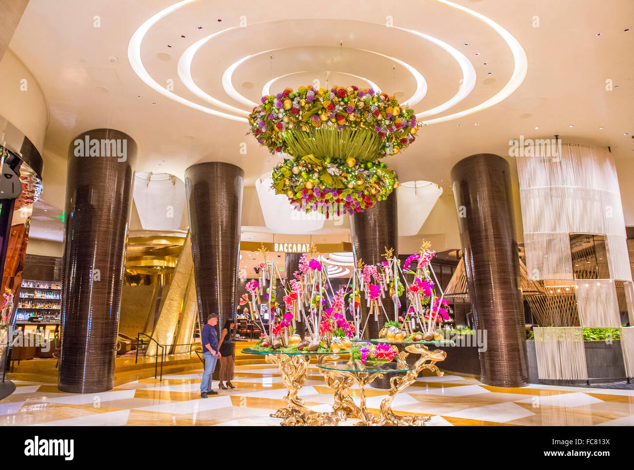 The interior of Aria Resort and Casino in Las Vegas Stock Photo - Alamy