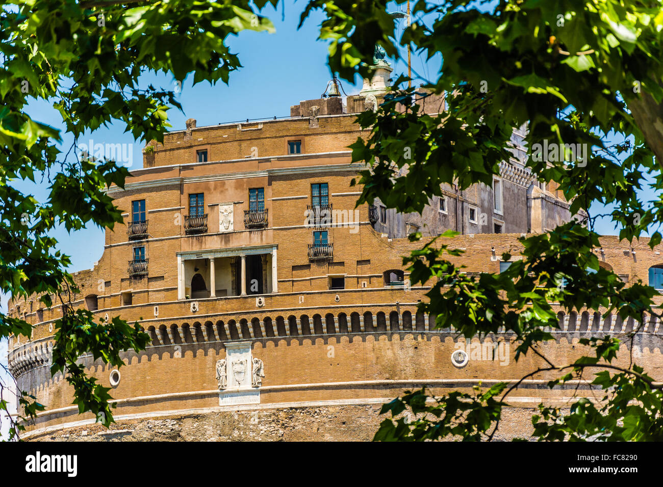 Castle of the Holy Angel Stock Photo - Alamy