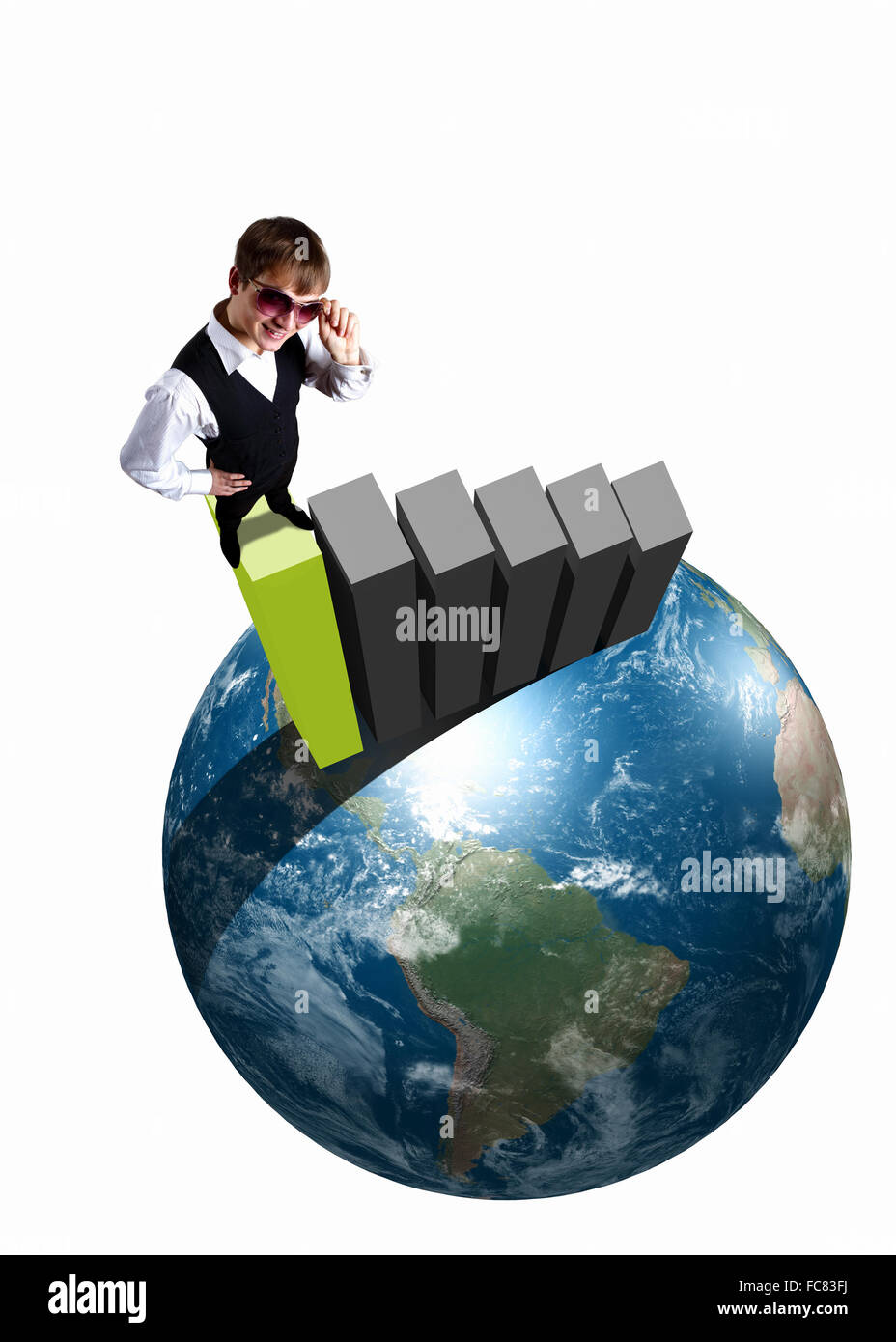 Sun glasses in hand Cut Out Stock Images & Pictures - Alamy