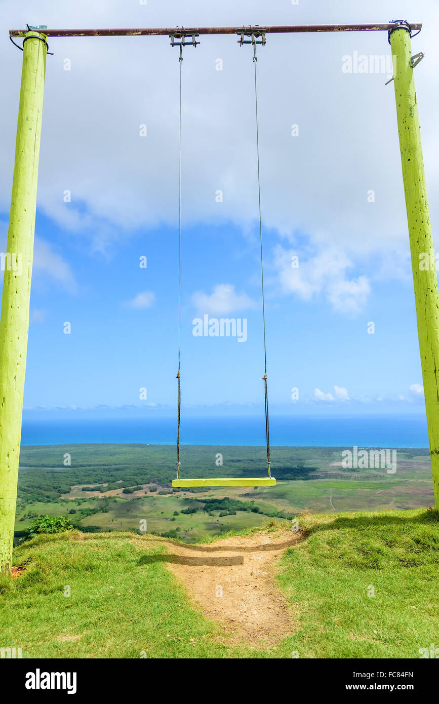 swing on the rope Stock Photo - Alamy