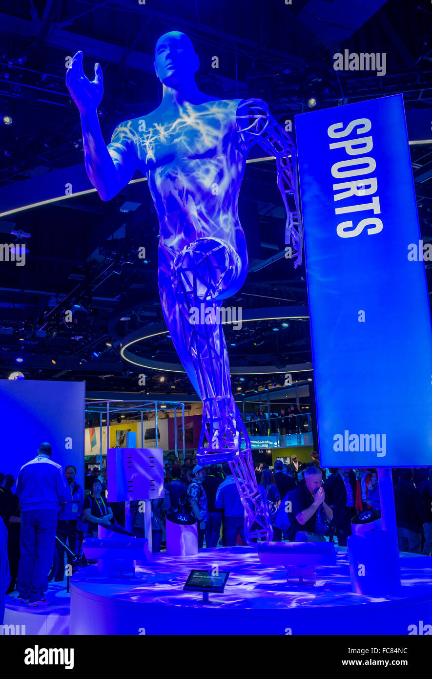 The Intel booth at the CES show held in Las Vegas Stock Photo - Alamy