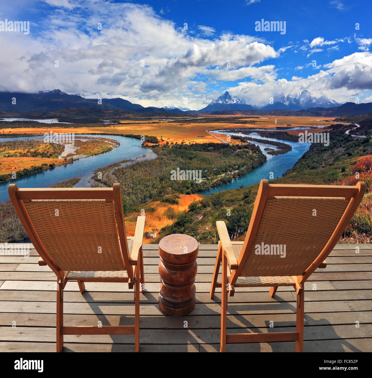 The place to enjoy the landscape Stock Photo - Alamy