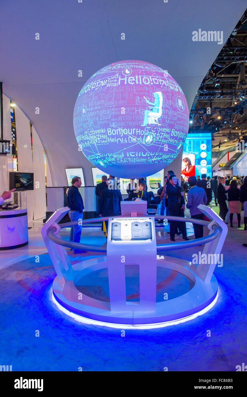 The Panasonic booth at the CES show in Las Vegas Stock Photo - Alamy