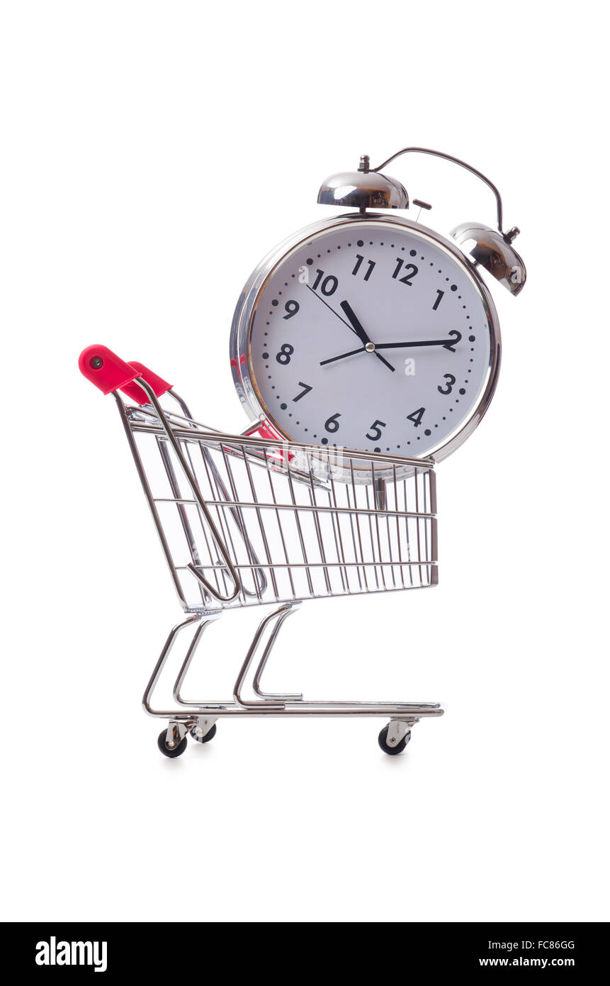 Supermarket clock Cut Out Stock Images & Pictures - Alamy