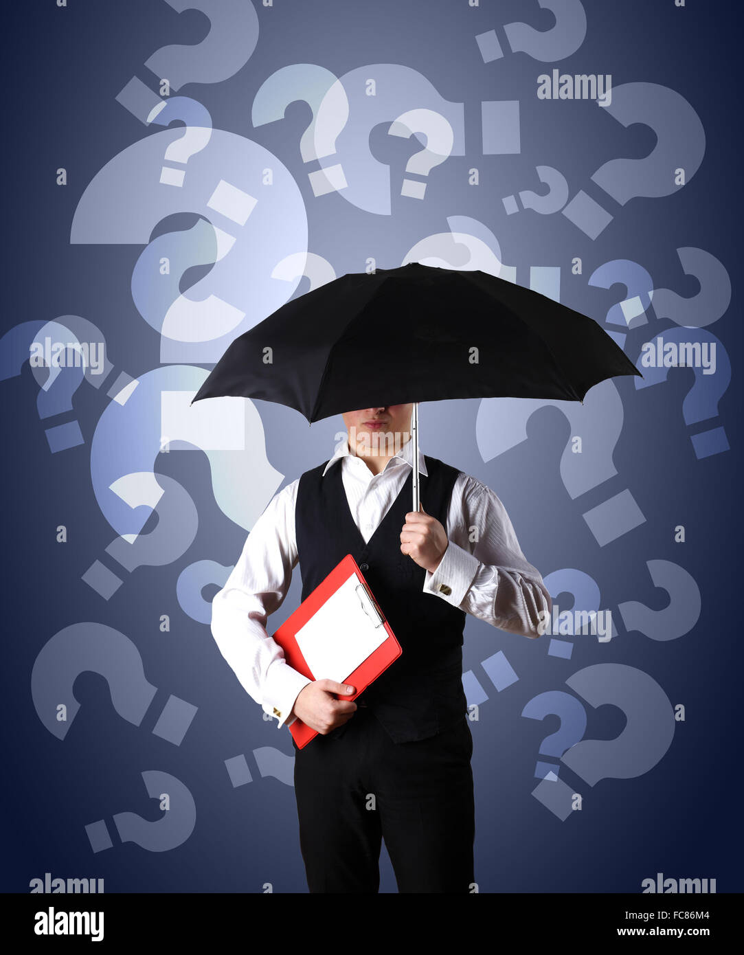 Collage on business and money theme with currency symbol Stock Photo ...