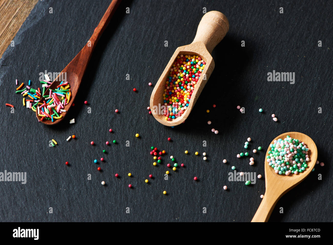 Sugar sprinkle dots Stock Photo - Alamy