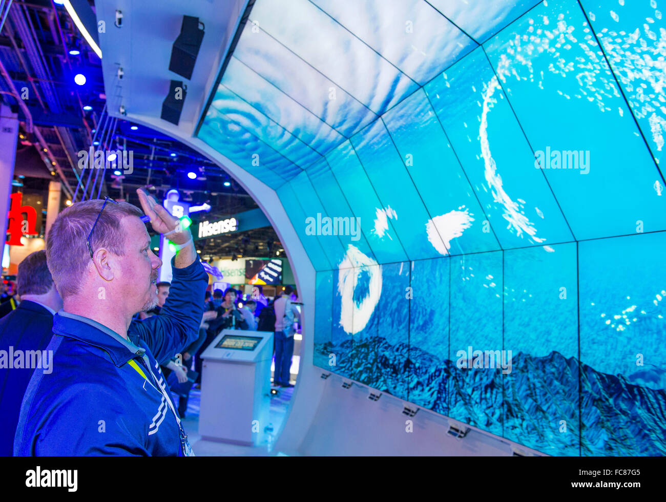 Intel booth ces show in hi-res stock photography and images - Alamy
