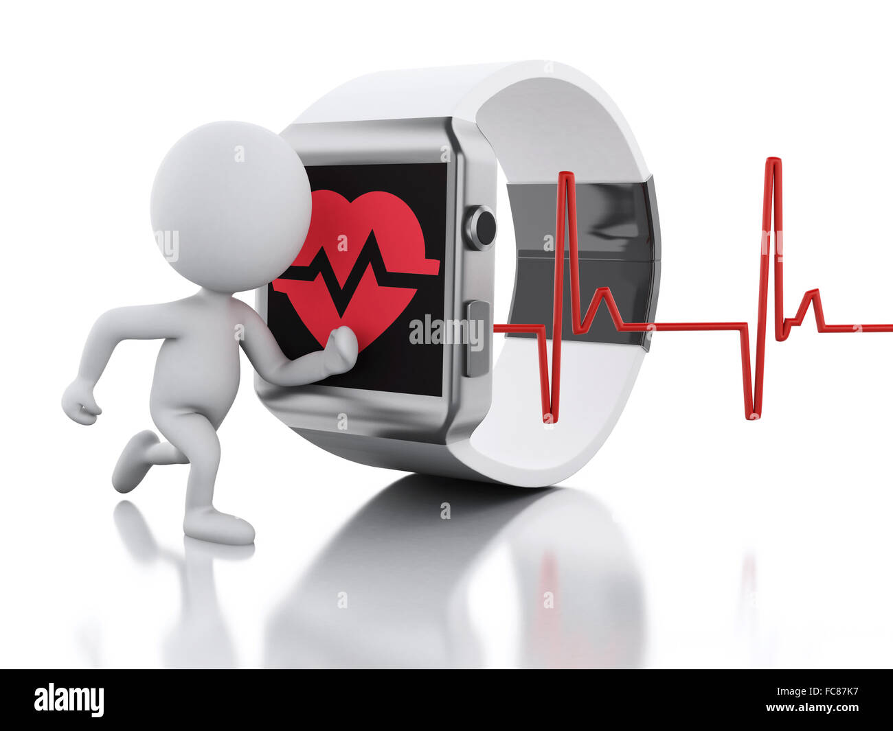 3d white people applications hi-res stock photography and images - Alamy