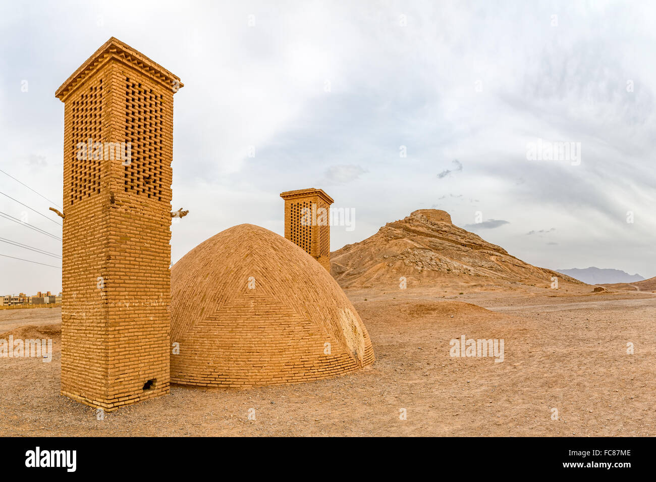 Tower of Silence building Stock Photo - Alamy