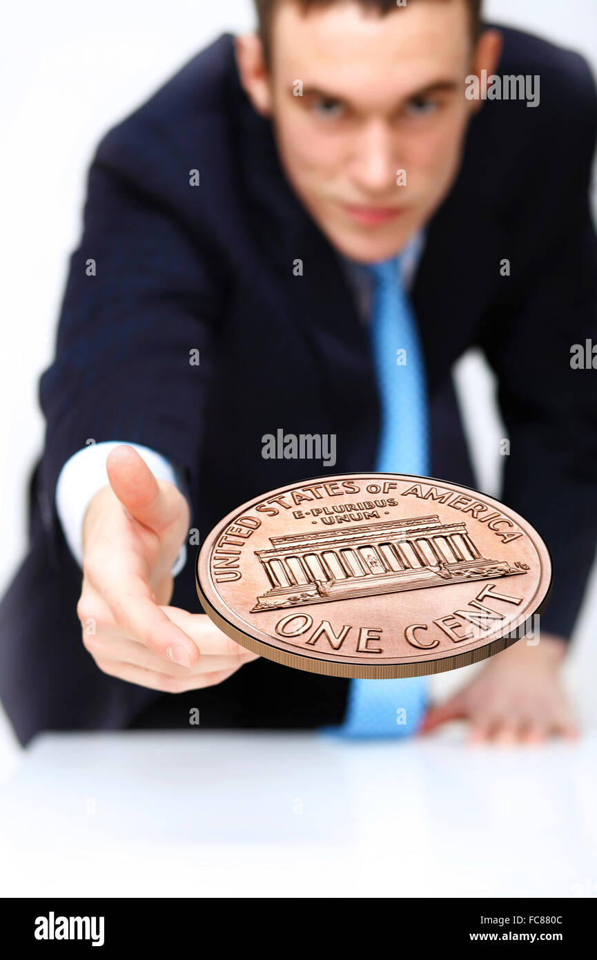 Person throwing a coin as symbol of risk and luck Stock Photo - Alamy