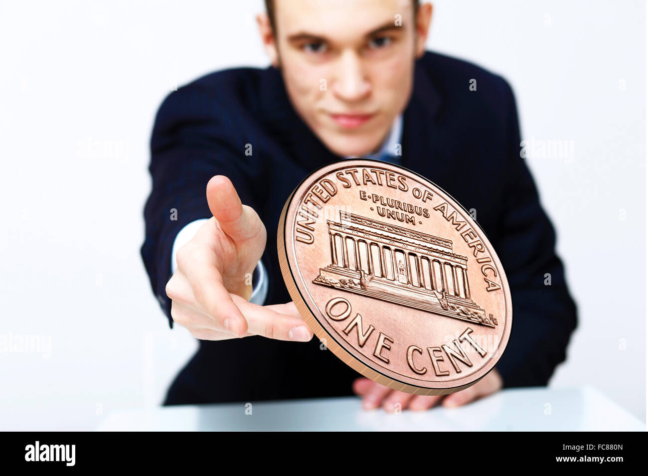 Person throwing a coin as symbol of risk and luck Stock Photo - Alamy