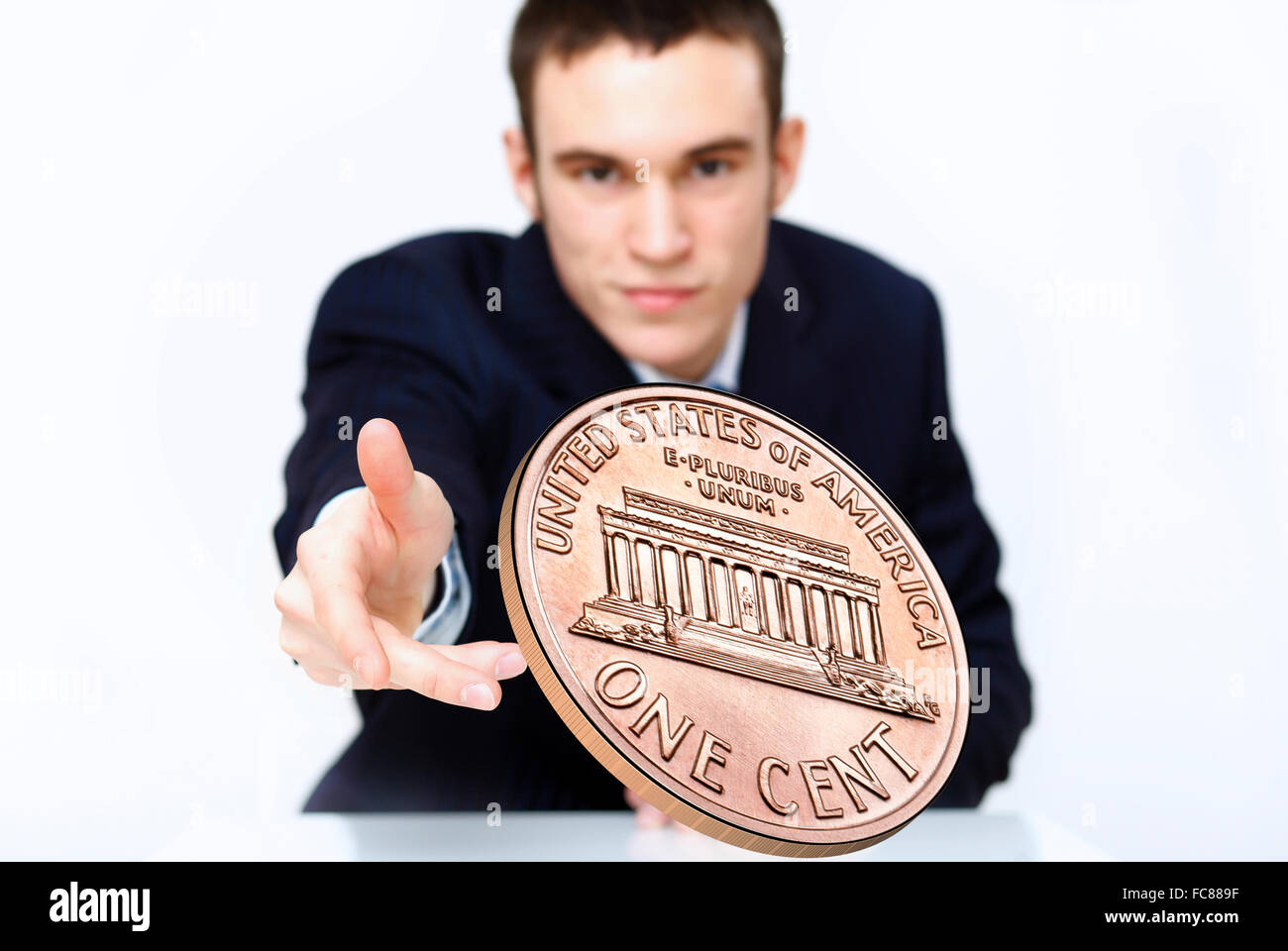 Person throwing a coin as symbol of risk and luck Stock Photo - Alamy